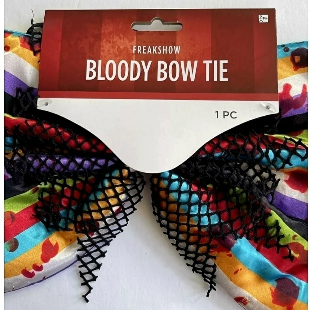 Freakshow | Other | Nwt Freakshow Bloody Bow Tie Oversized Clown ...